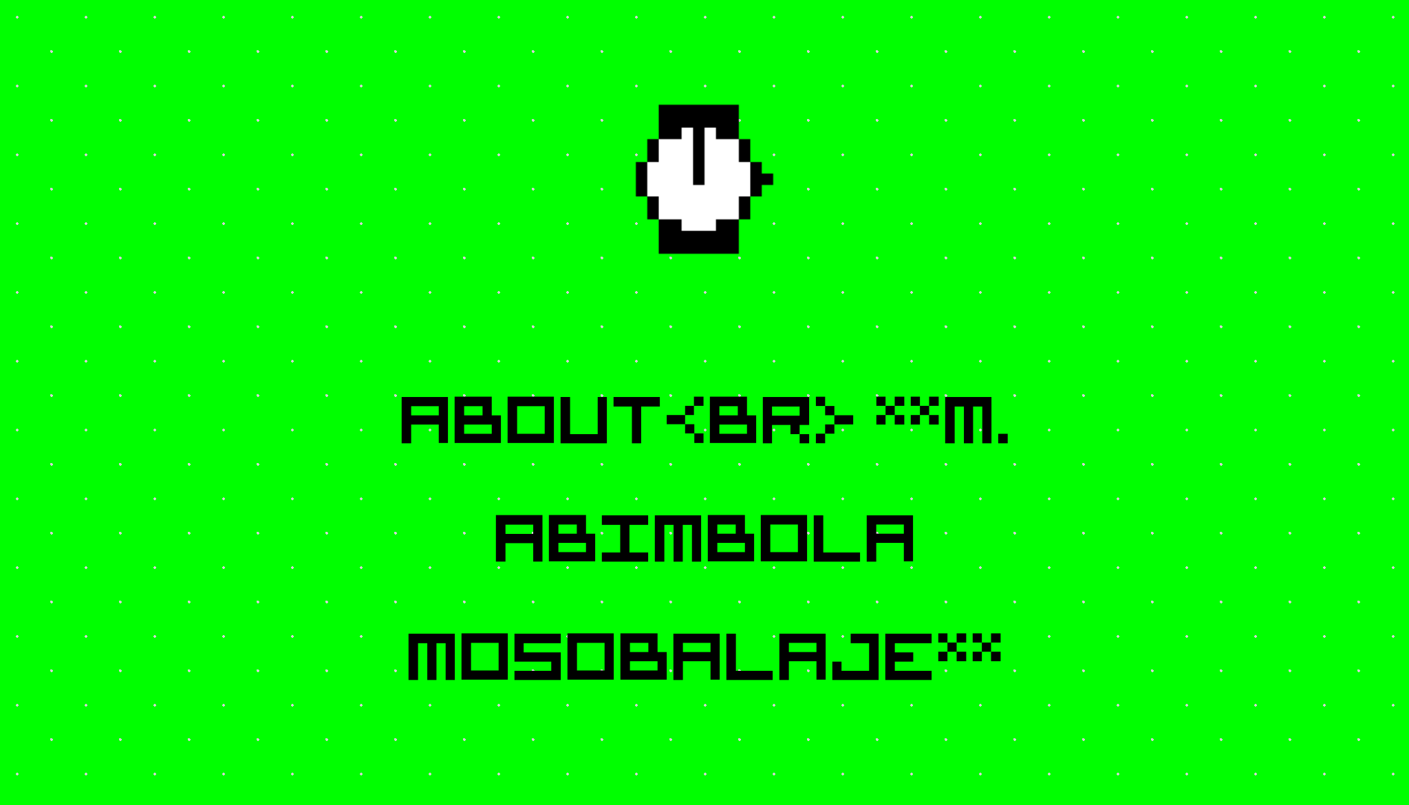 About M. Abimbola Mosobalaje on HackerNoon